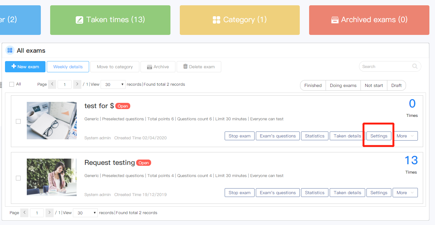 How to view the real-time ranking list? – Online Exam Maker