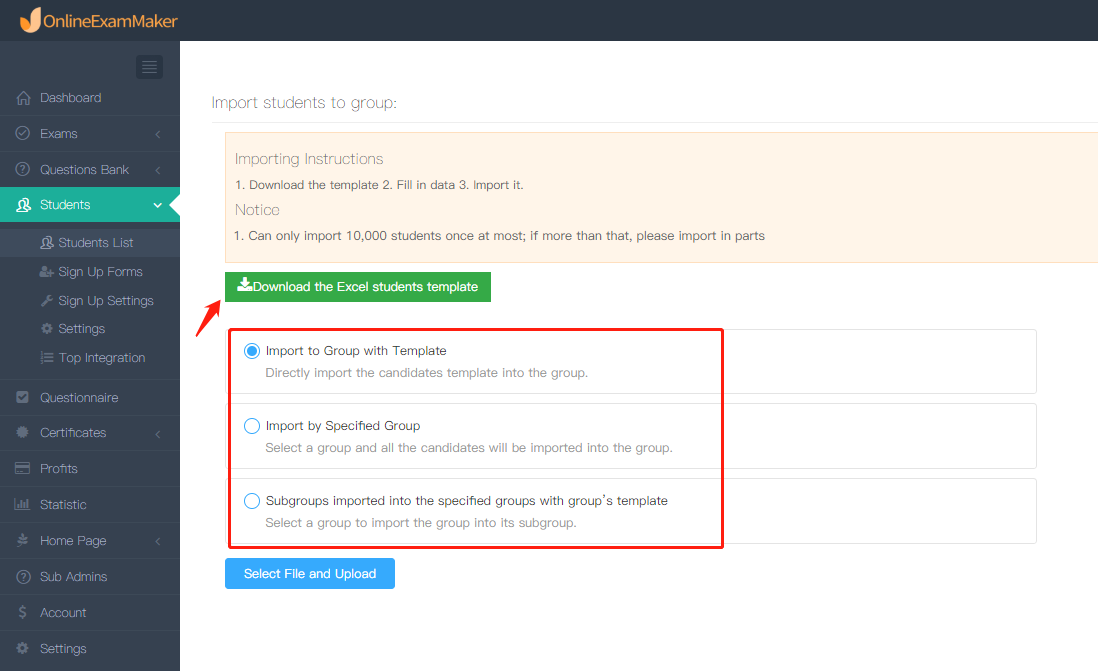 How will the students register to take online exams? - OnlineExamMaker Blog